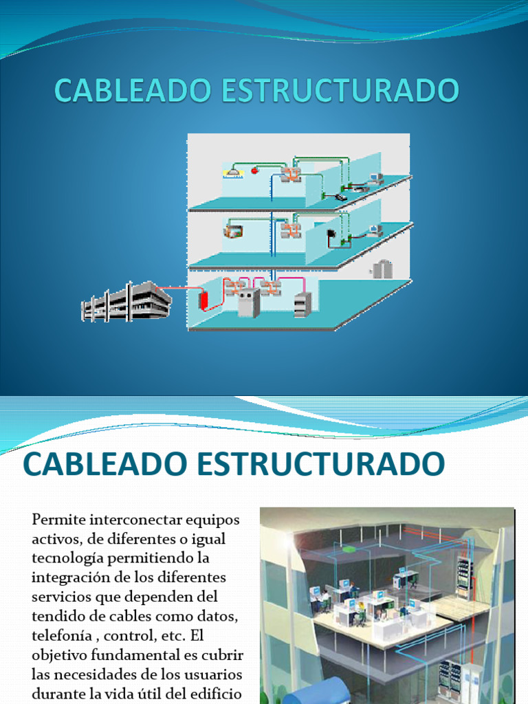 Elementos del Cableado Estructurado | PDF | Tecnología de información y ...