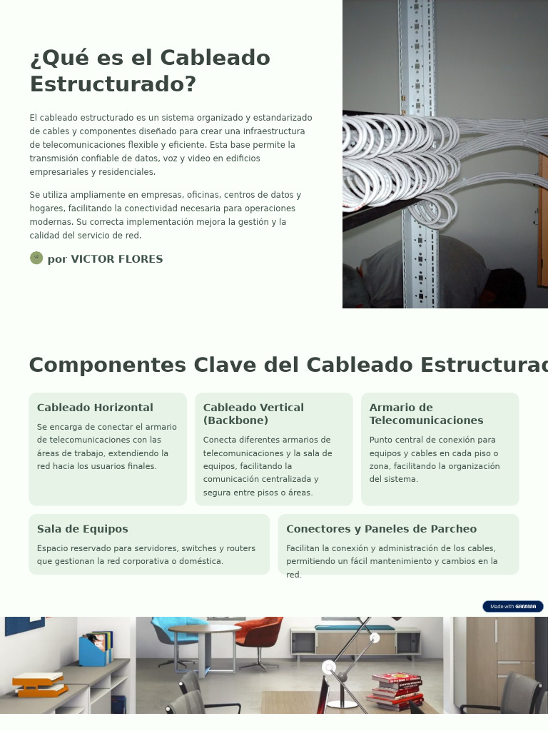 Que Es El Cableado Estructurado | PDF | Informática | Telecomunicaciones