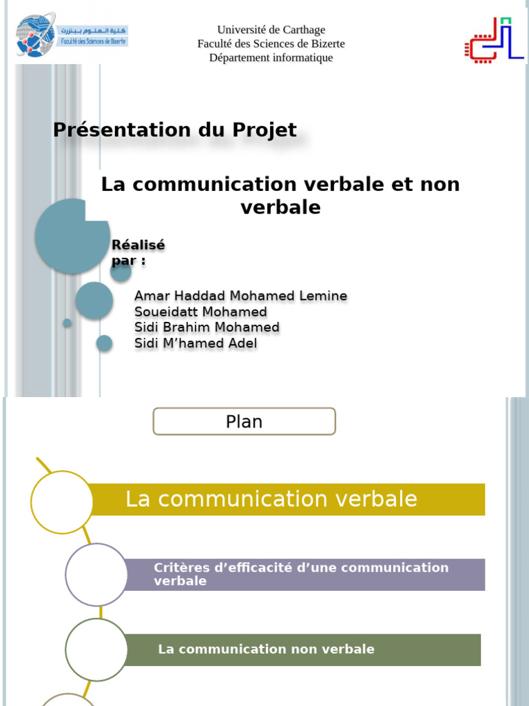 Communication verbale et non verbale | PDF | Communication non verbale | la communication