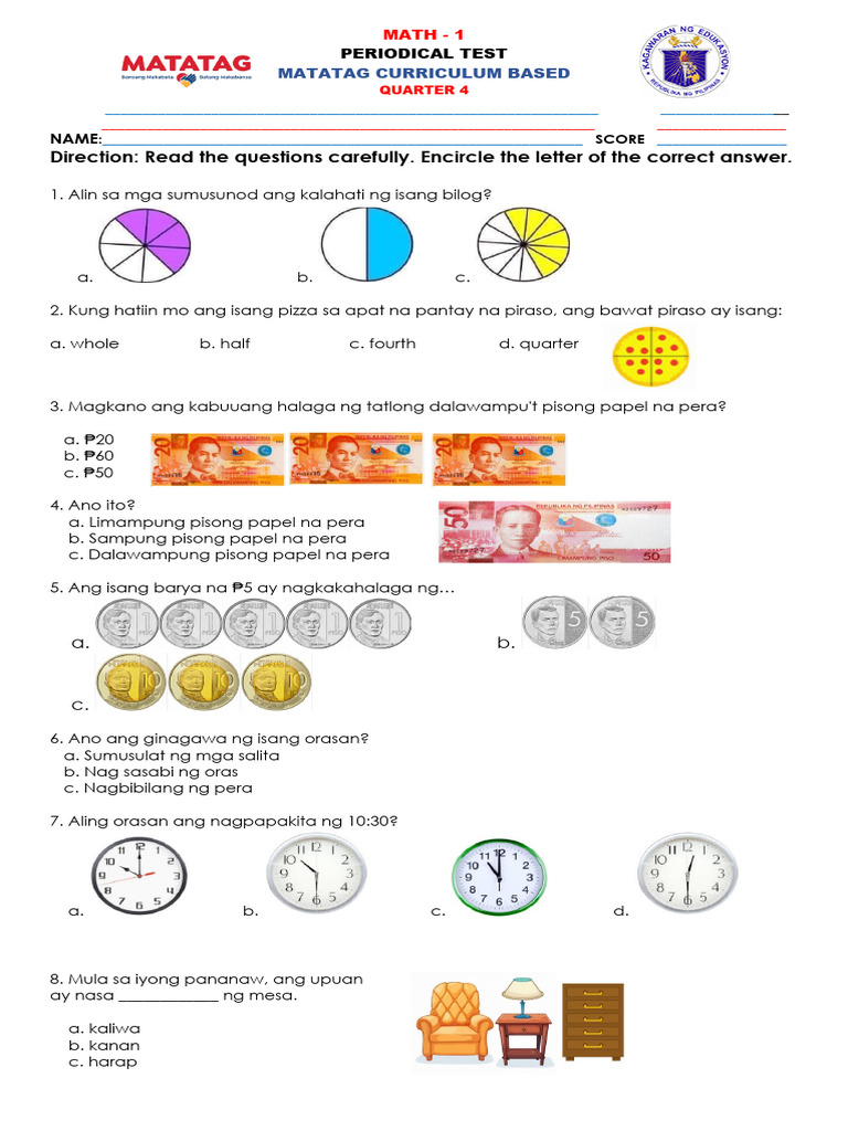 MATH Tagalog Version EDITED | PDF