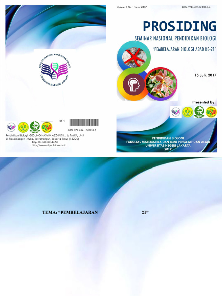 Prosiding Seminar Nasional Pendidikan Biologi Universitas Negeri Jakarta Published (1) | PDF