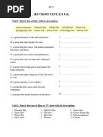 KET A2 Speaking Practice Test | PDF