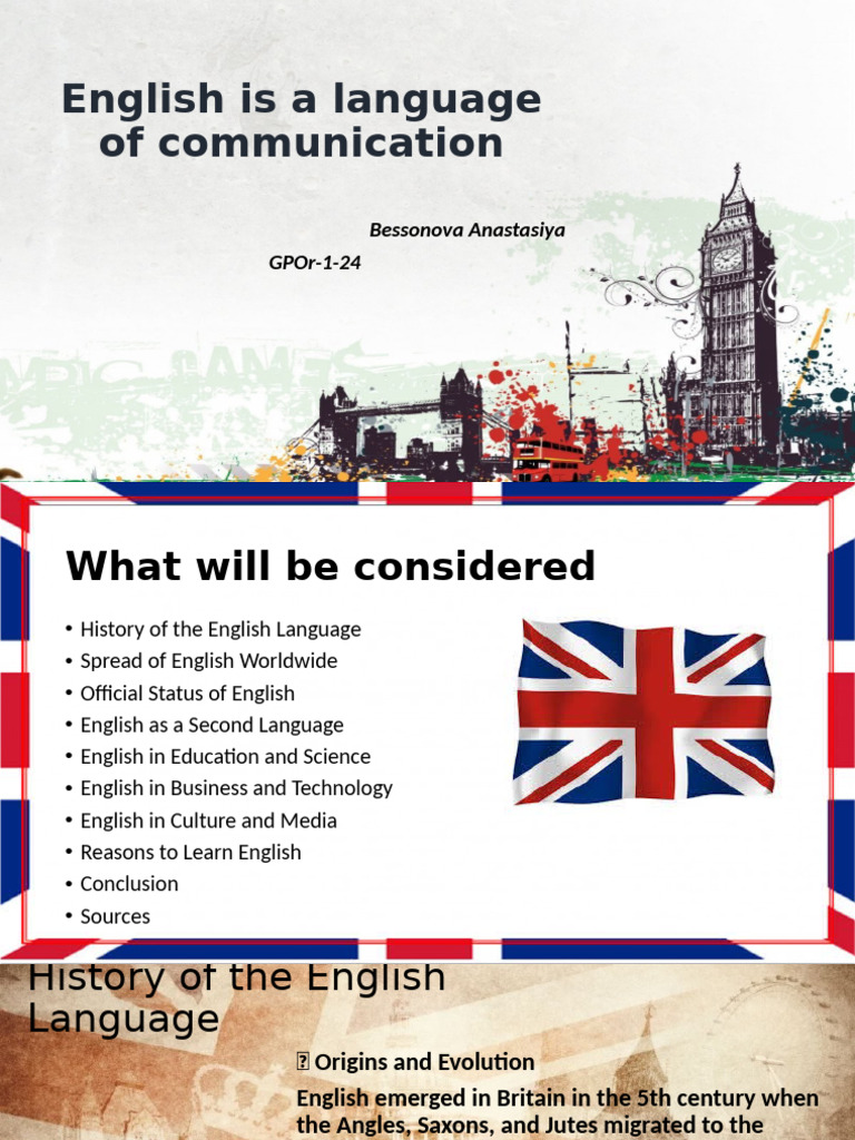 English Is A Language of Communication | PDF | English Language ...