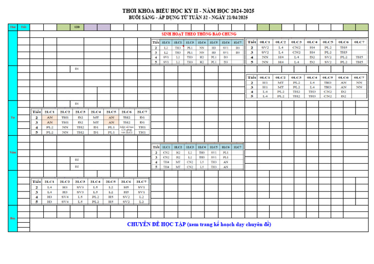 TKB_HK2_TUAN 32_sáng | PDF