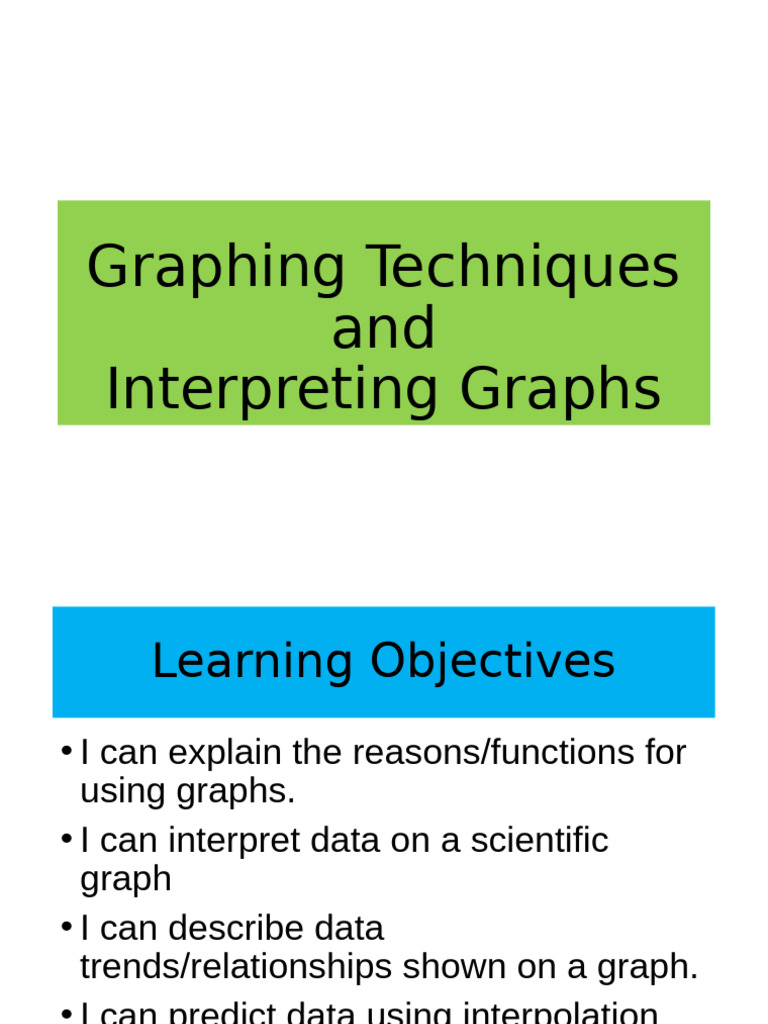 Graphing Techniques | PDF | Dependent And Independent Variables | Applied Mathematics