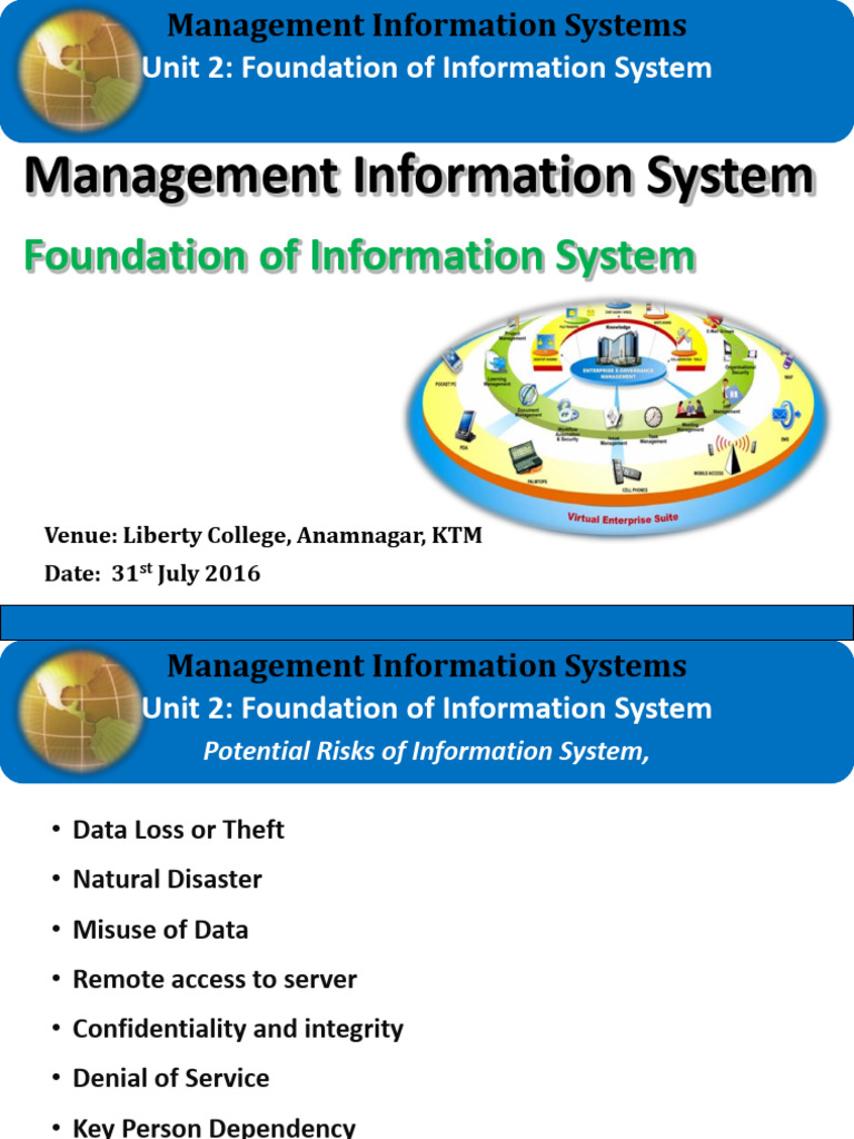 2MIS - Foundation of Information System - Part II | PDF | Database ...