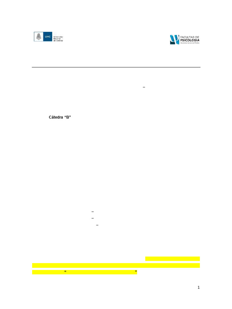 Instructivo para Alumnos LIBRES CÃ¡tedra B Psicolog. Del Desarrollo ...