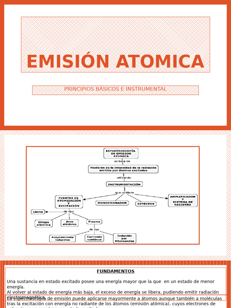 Espectroscopía de Emisión Atómica | PDF | Espectro de emisión ...