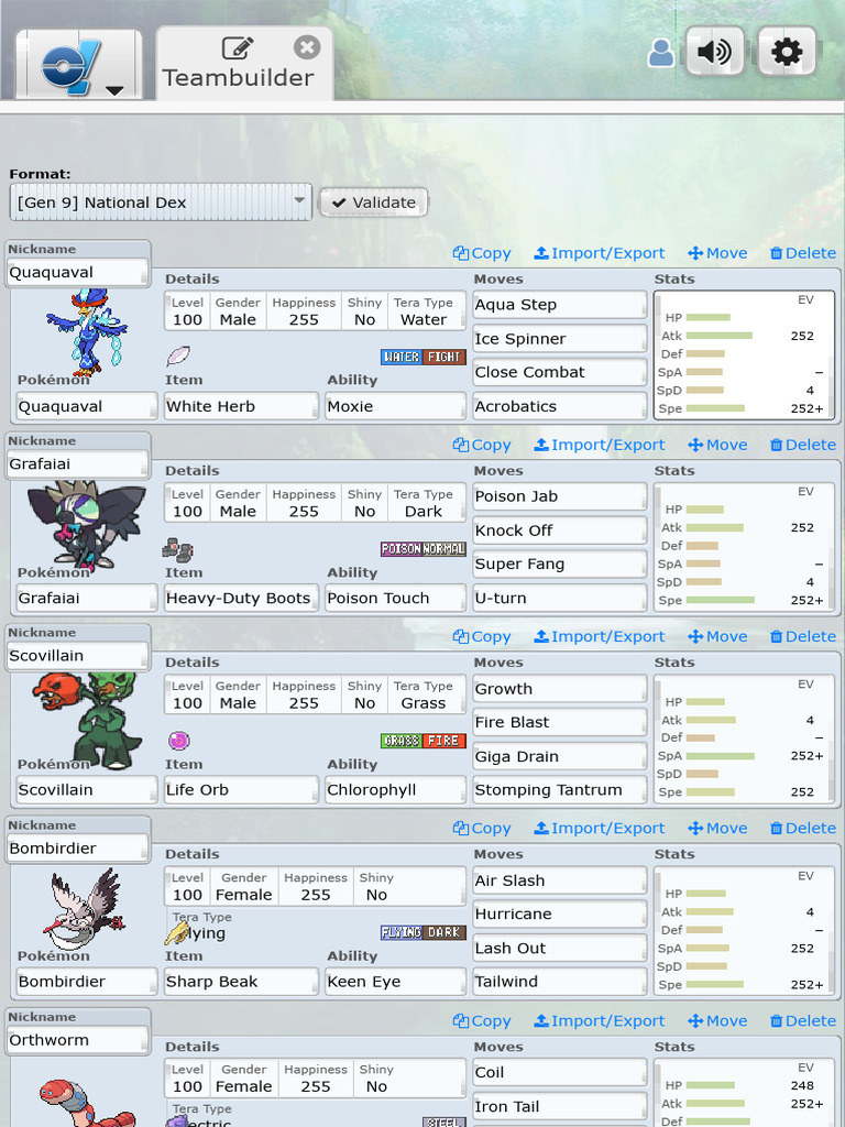 Pokémon Showdown Team Builder Guide | PDF | Pokémon