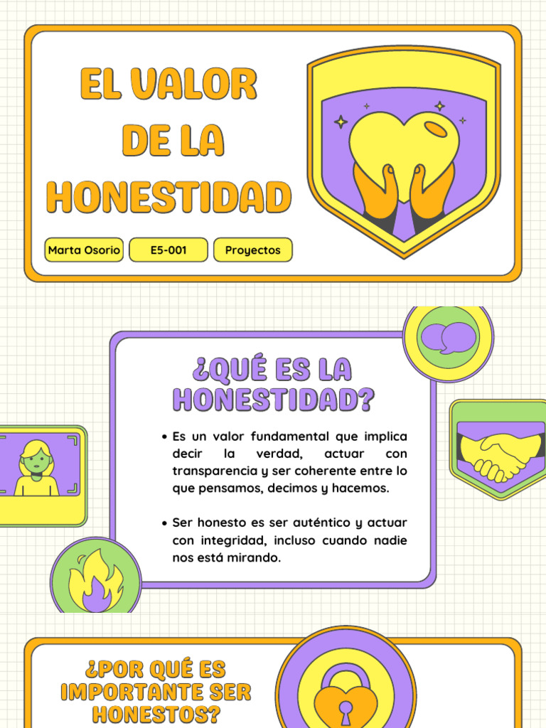 El Valor de La Honestidad | PDF