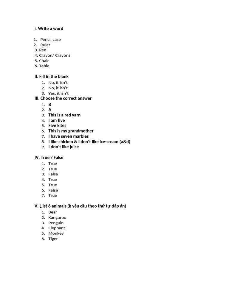 Ebu 1 Final Test | PDF