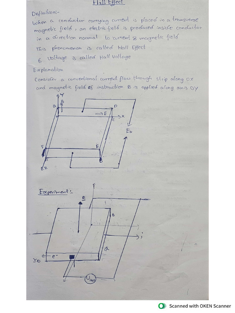 Hall Effect | PDF