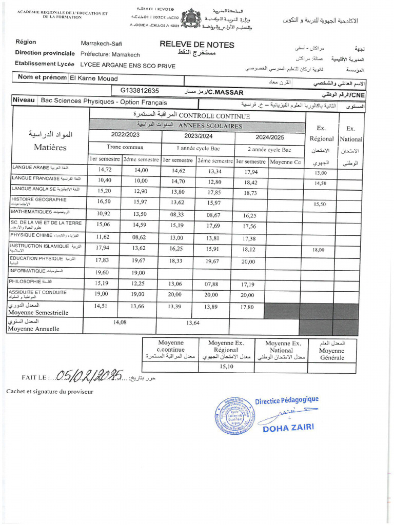 High School Transcript | PDF
