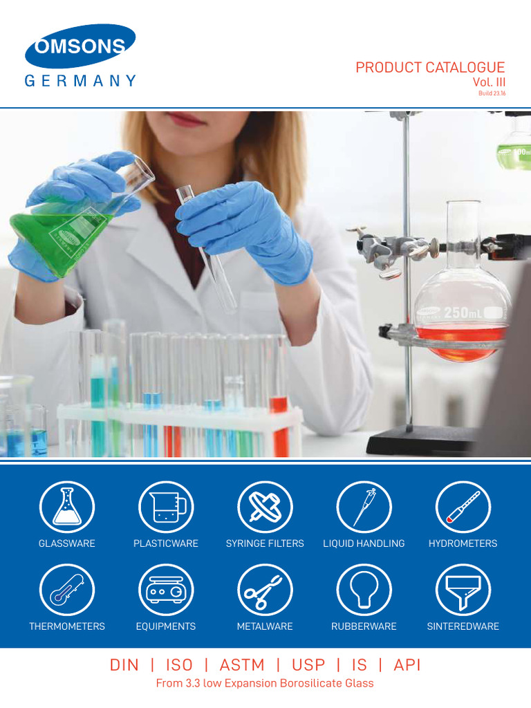 2023-24 OMSONS Germany Product Catalogue | PDF | Glasses | Calibration