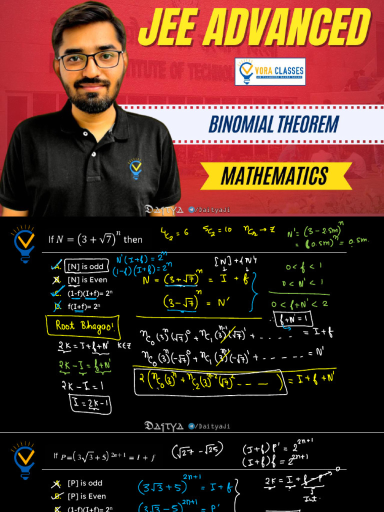 Binomial Theorem | PDF