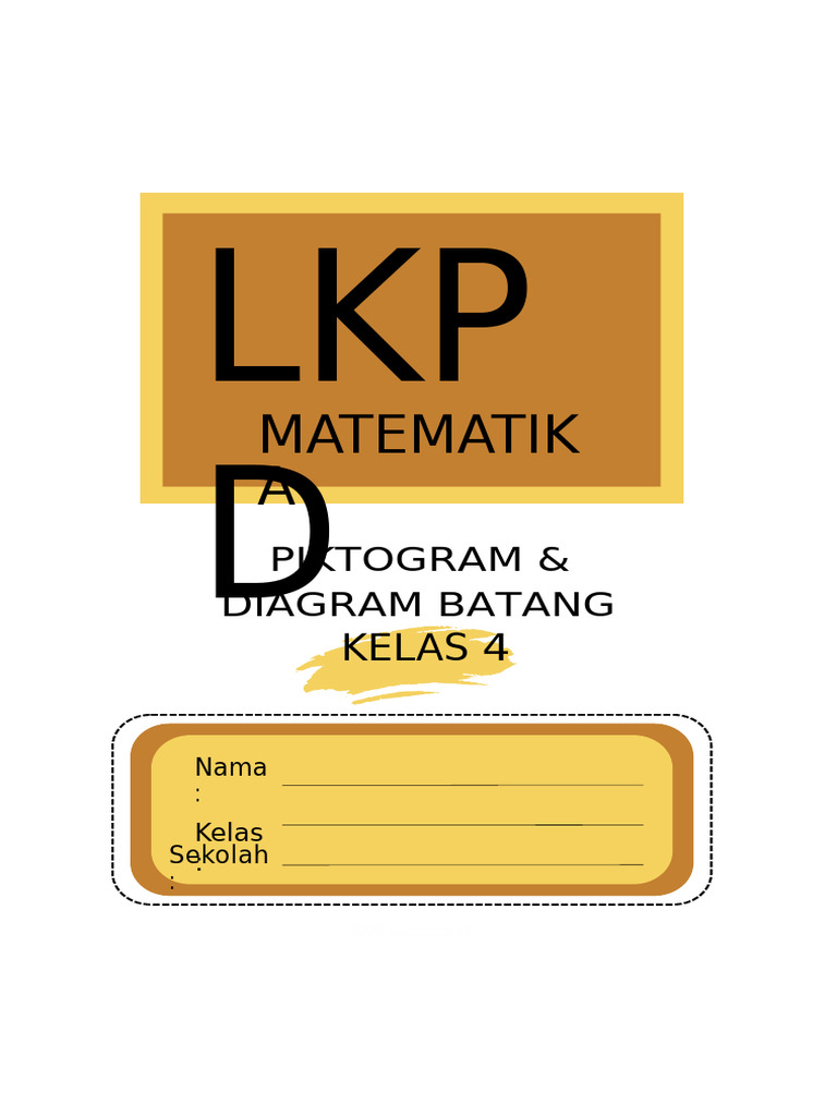 LKPD Piktogram dan Diagram Batang Kelas 4 | PDF