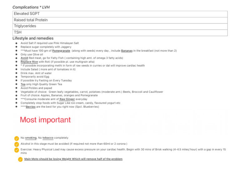 Complications LVH | PDF