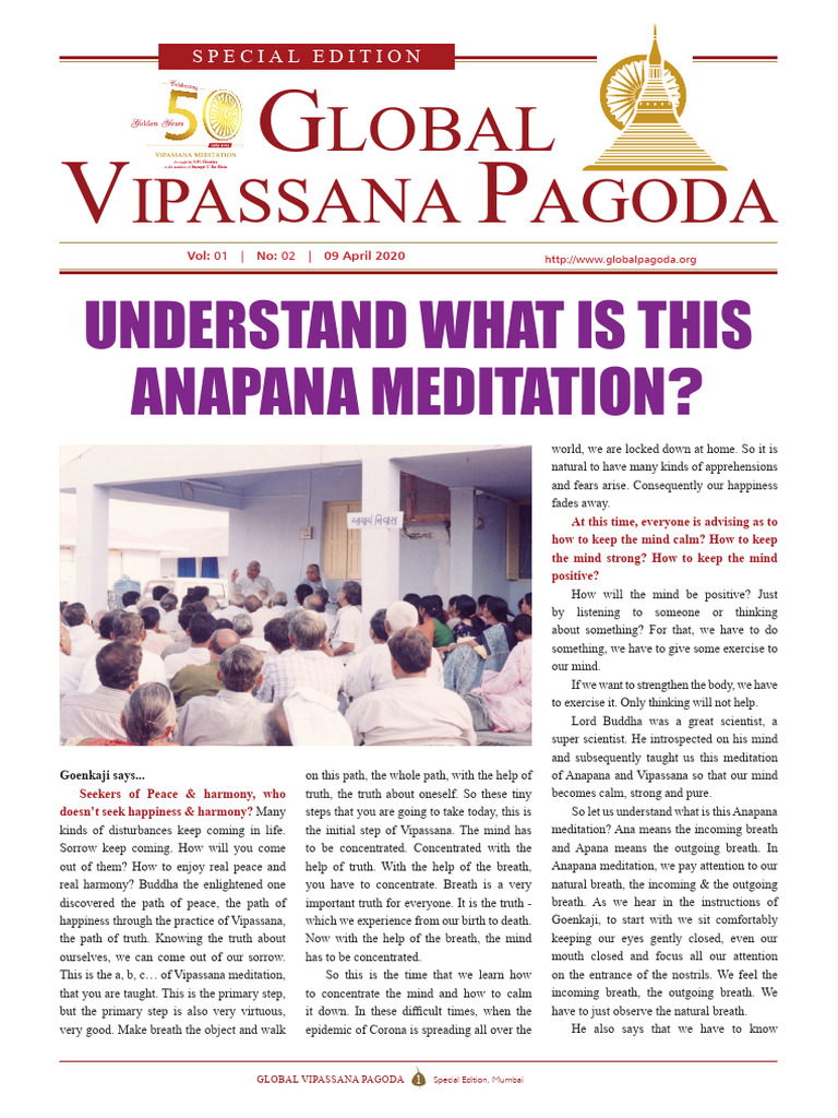 Sp. Edition April GVP 2020 English | PDF | Meditation | Mind