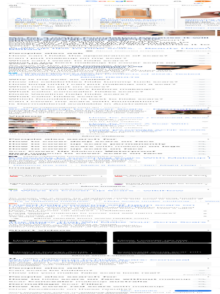 Hide Scar With Makeup - Google Search | PDF | Scar | Cosmetics
