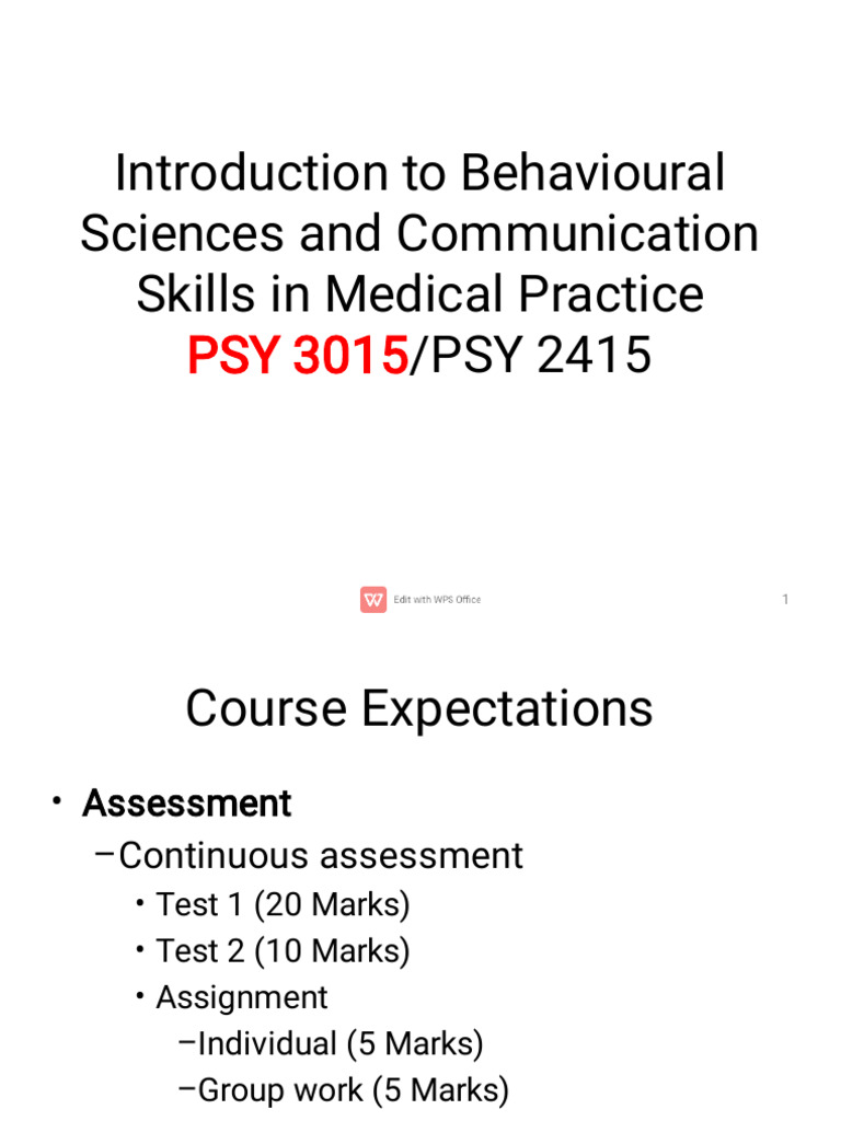 Behavioural Sciences in Medical Practice | PDF | Mind | Science