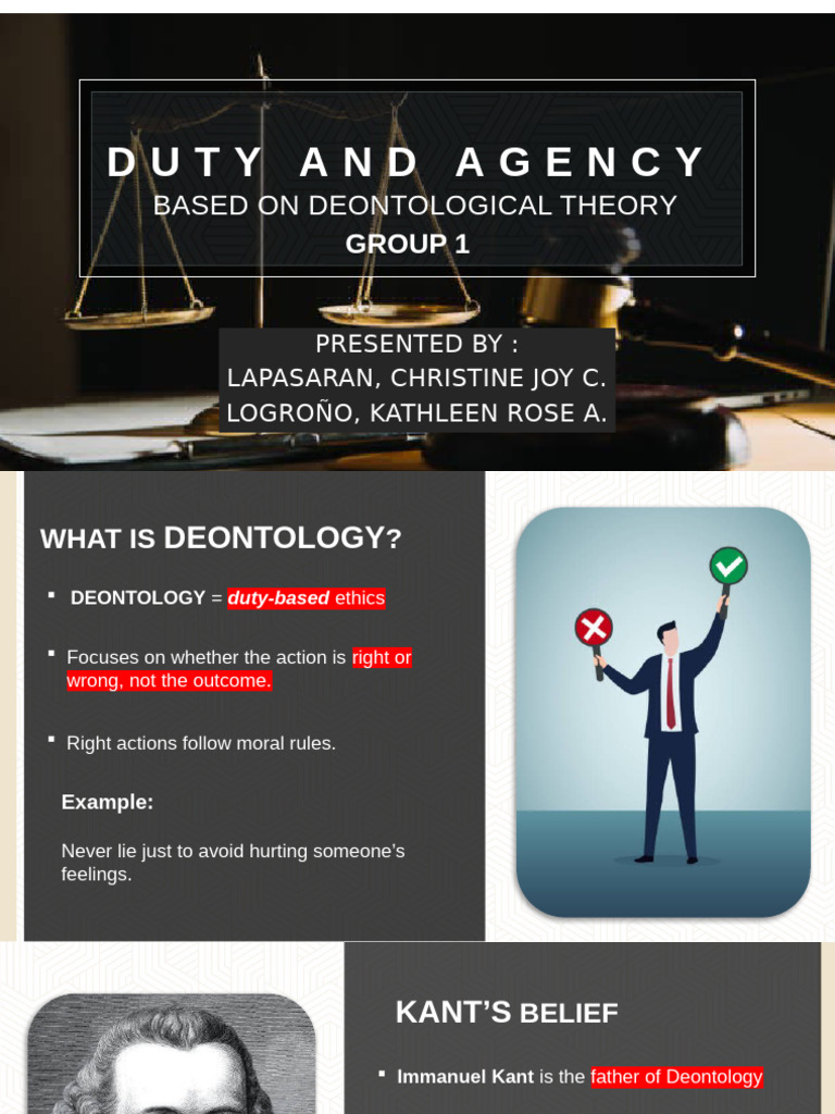 Understanding Positive Duty in Deontology | PDF | Morality | Rationality