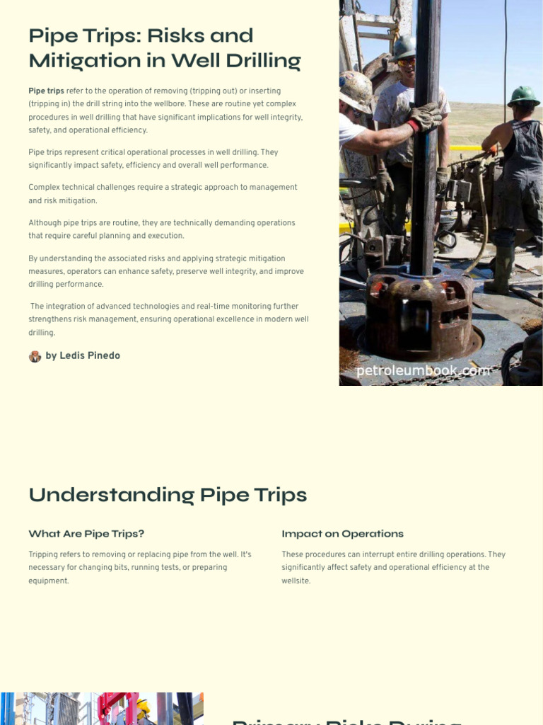 Risks and Mitigation in Well Drilling | PDF