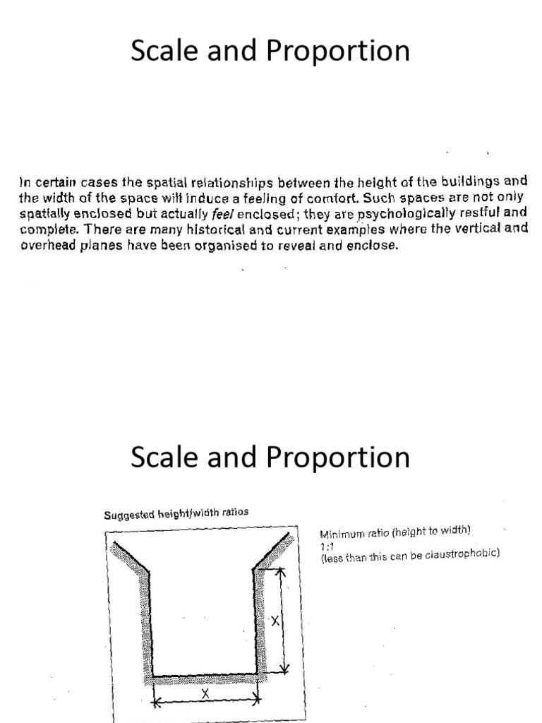 Scale and Proportion | PDF