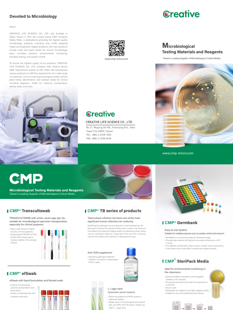 Creative Tri Fold Leaflet | PDF | Microbiology | Infection