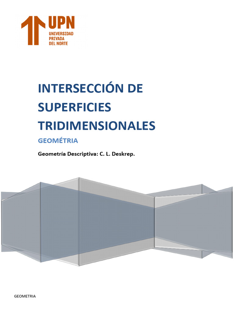 Separata GEOES - Intersecciones de Poliedros | PDF