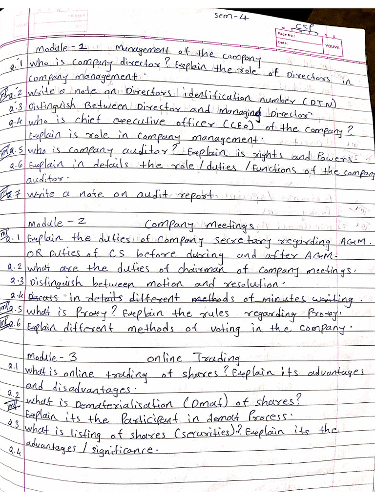 CSP Notes Sybcom-2 | PDF