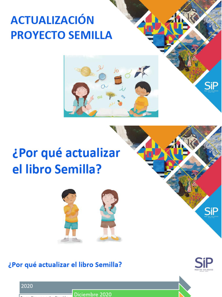 Actualización Proyecto Semilla Santillana | PDF | Sílaba | Evaluación