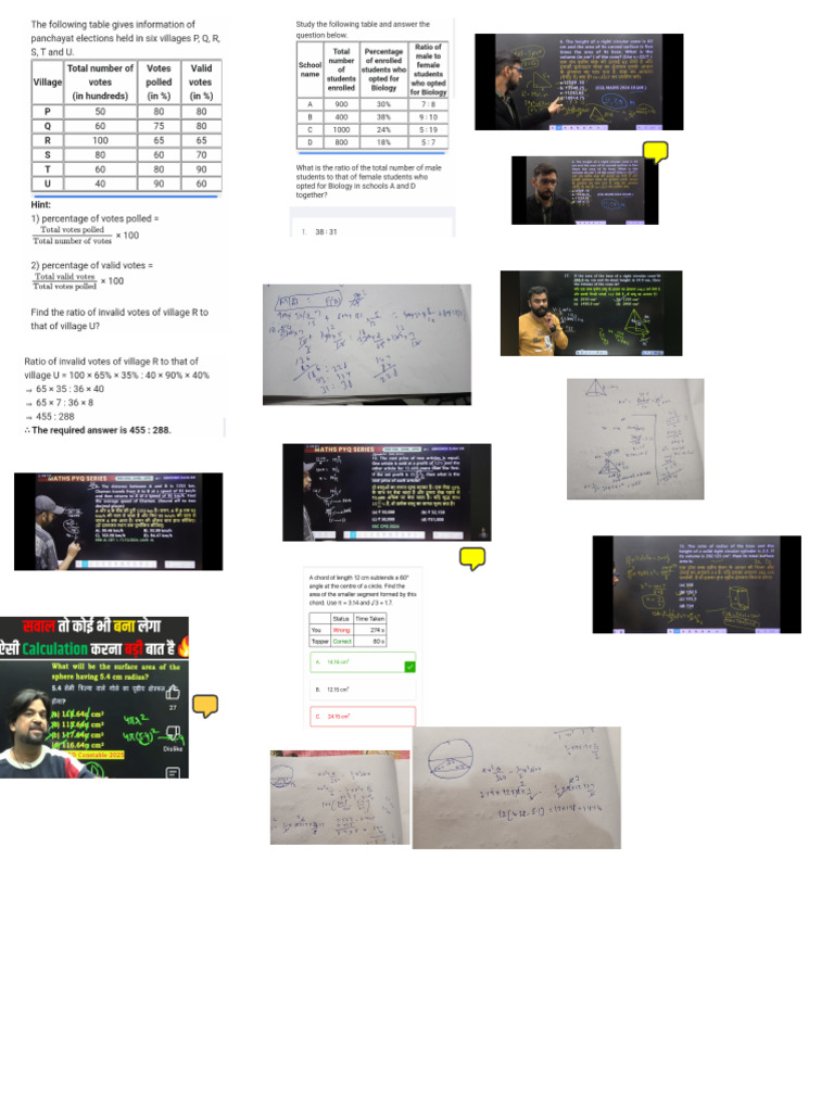 Calculative Ques | PDF