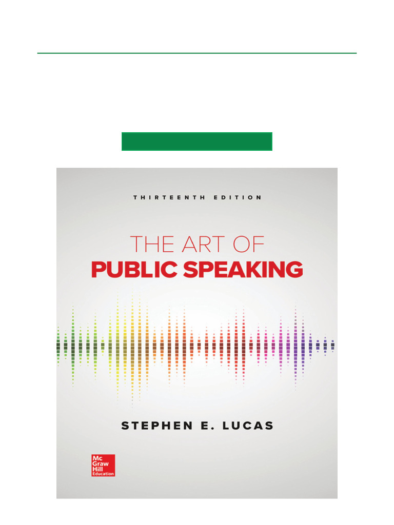 Download The Art of Public Speaking 13th | PDF | Public Speaking ...