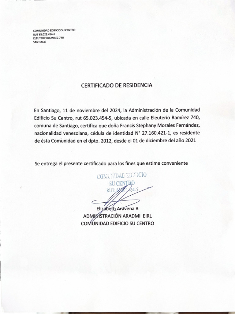 Comunidad Edificio Su Centro | PDF