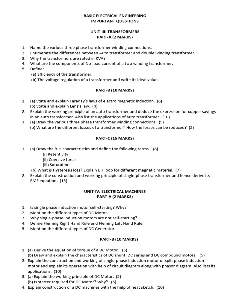 Basic Electrical Engineering | PDF | Transformer | Electromagnetic Induction