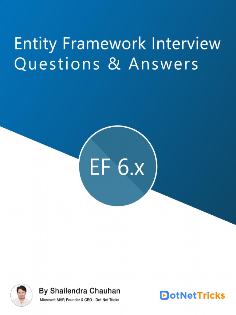 Entity Framework 6.x | PDF | Entity Framework | Databases