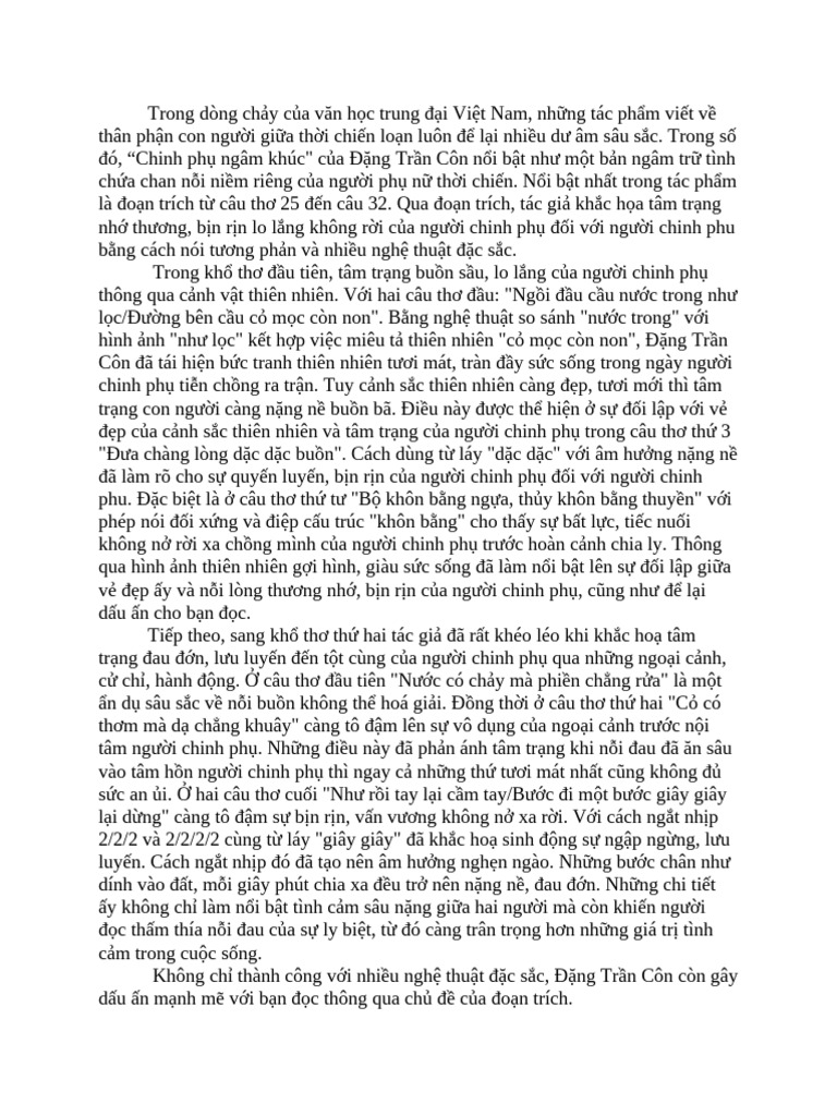 Chinh PH Ngâm Khúc | PDF