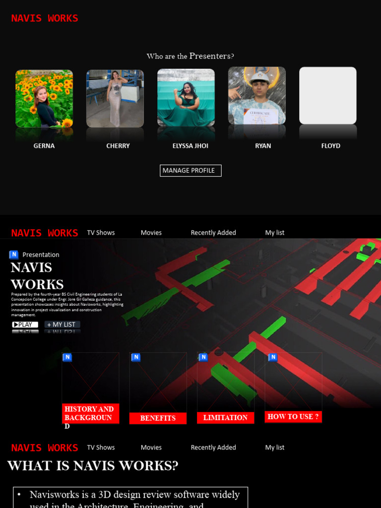 Navisworks PPT (1) | PDF | 3 D Computer Graphics | Rendering (Computer Graphics)