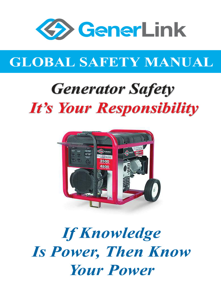 Generlink Global Safety Manual | PDF | Home Appliance | Electric Power