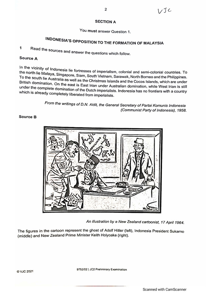 Vjc h2 Hist Prelim p2 | PDF