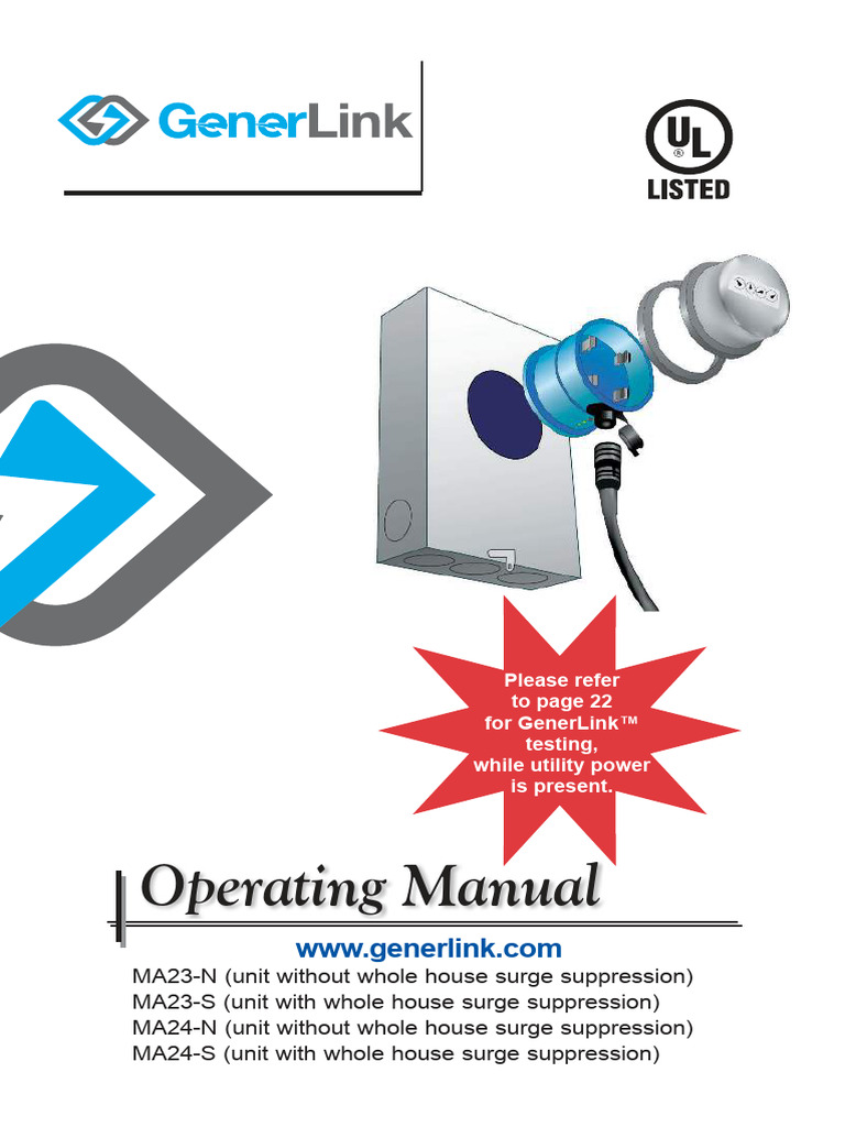 Global-Generlink-ENGLISH-Ops-Manual-2024 | PDF | Fuse (Electrical) | Electric Generator