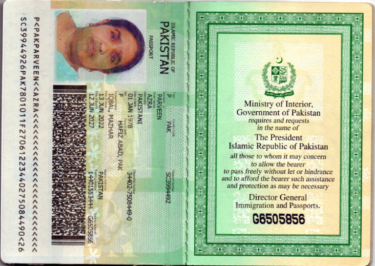 Passaporto Parveen Azra | PDF