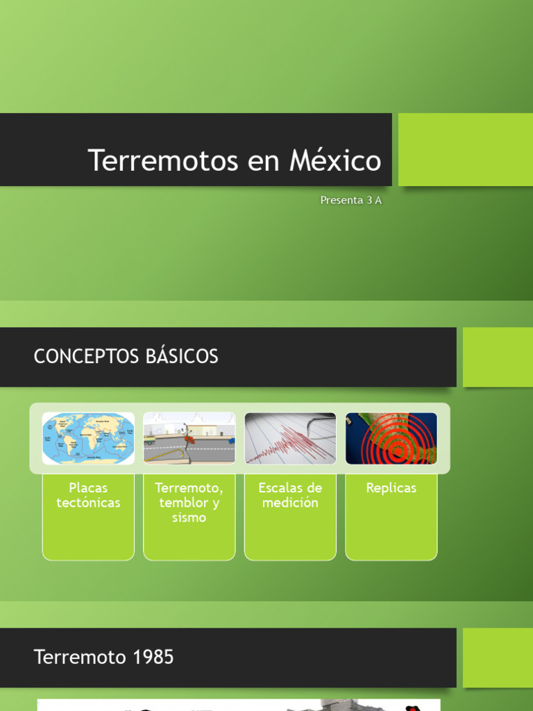 Terremotos en México | PDF