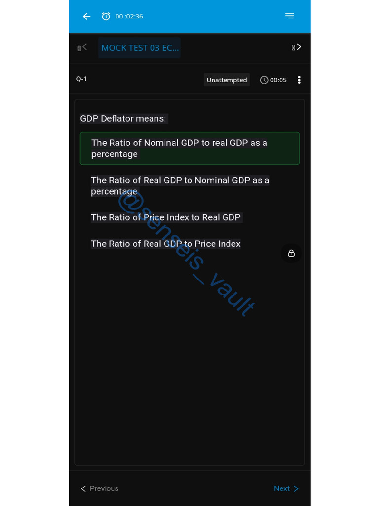 Answer Eco Mocks 3 Cuet 2025 | PDF