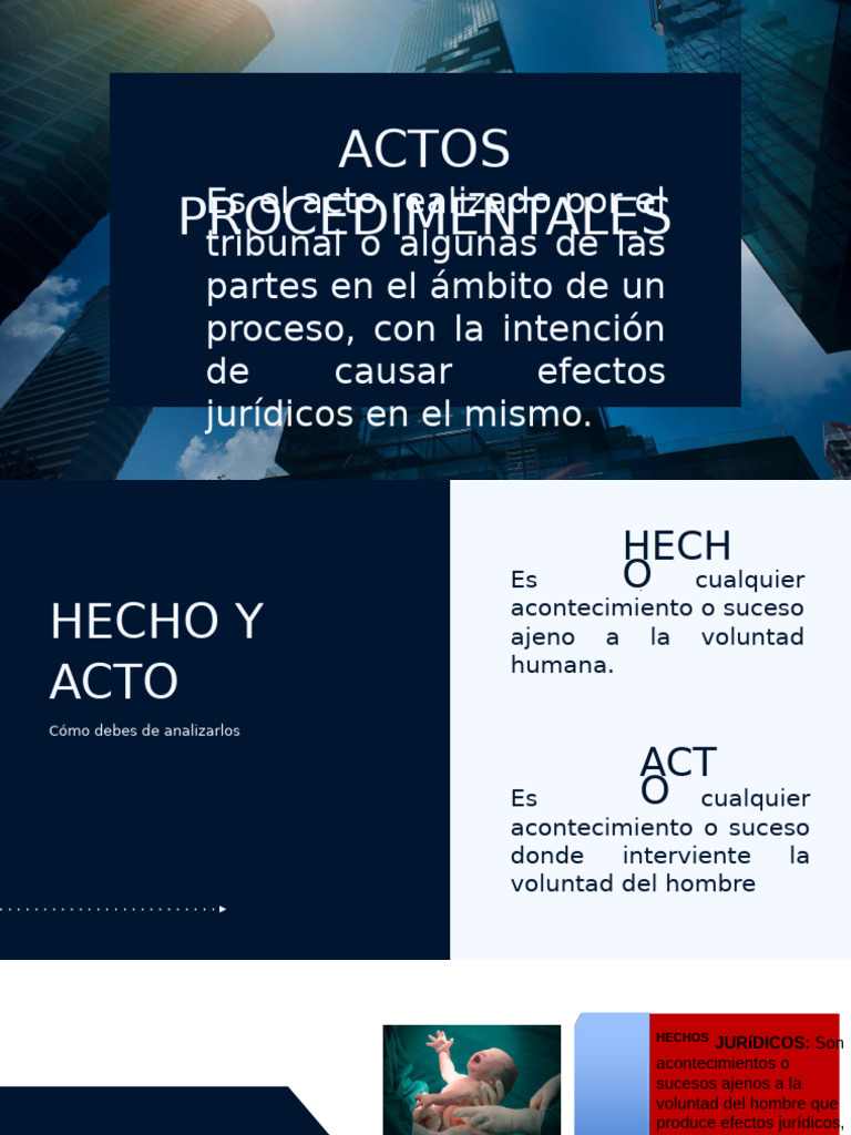 Actos Procedimentales | PDF | Ley procesal | Ley politica