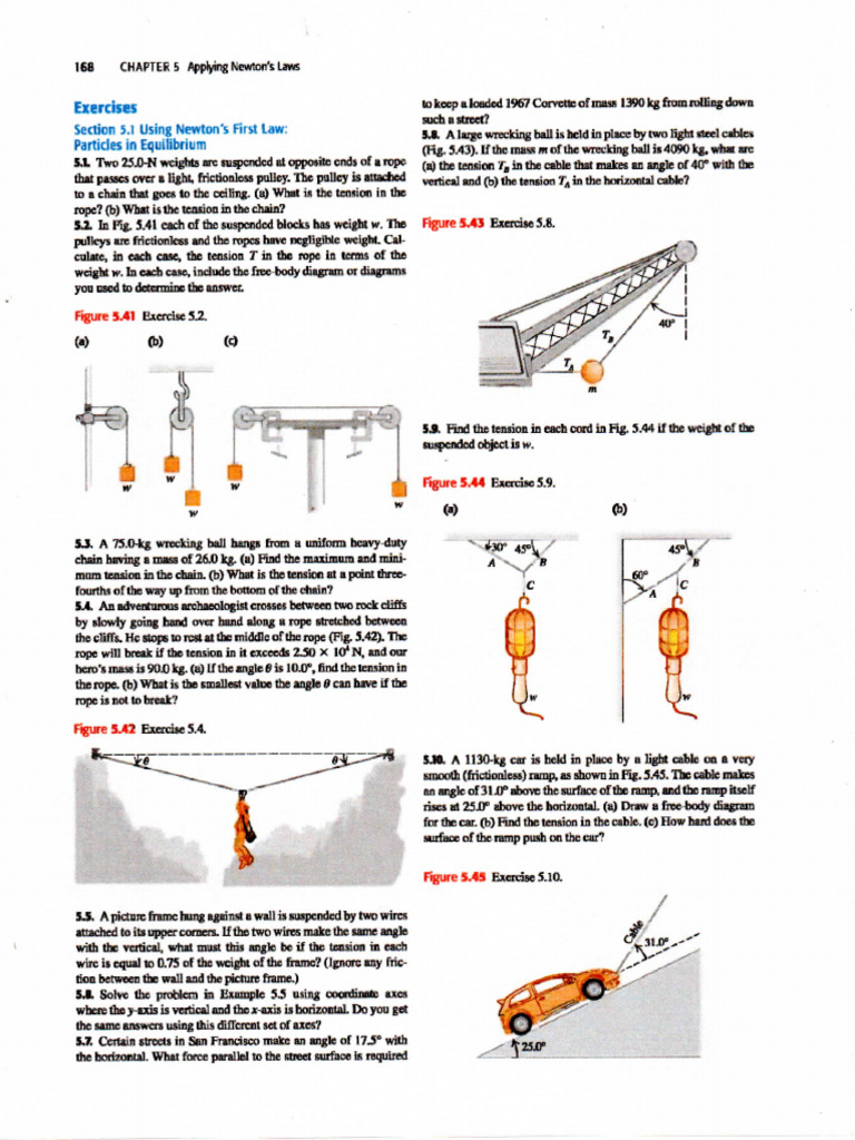 Newton - S Laws Applications | PDF