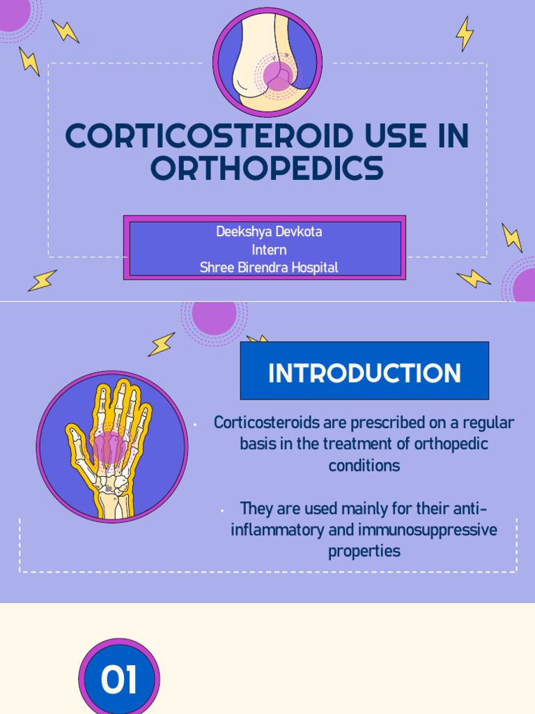 corticosteroid use in orthopedics | PDF | Arthritis | Corticosteroid