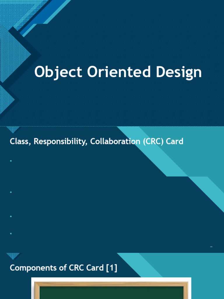 Chapter 3 Object Oriented Design_8319a65a 5939 437a 9c4b 6c79b493788d | PDF | Class (Computer ...