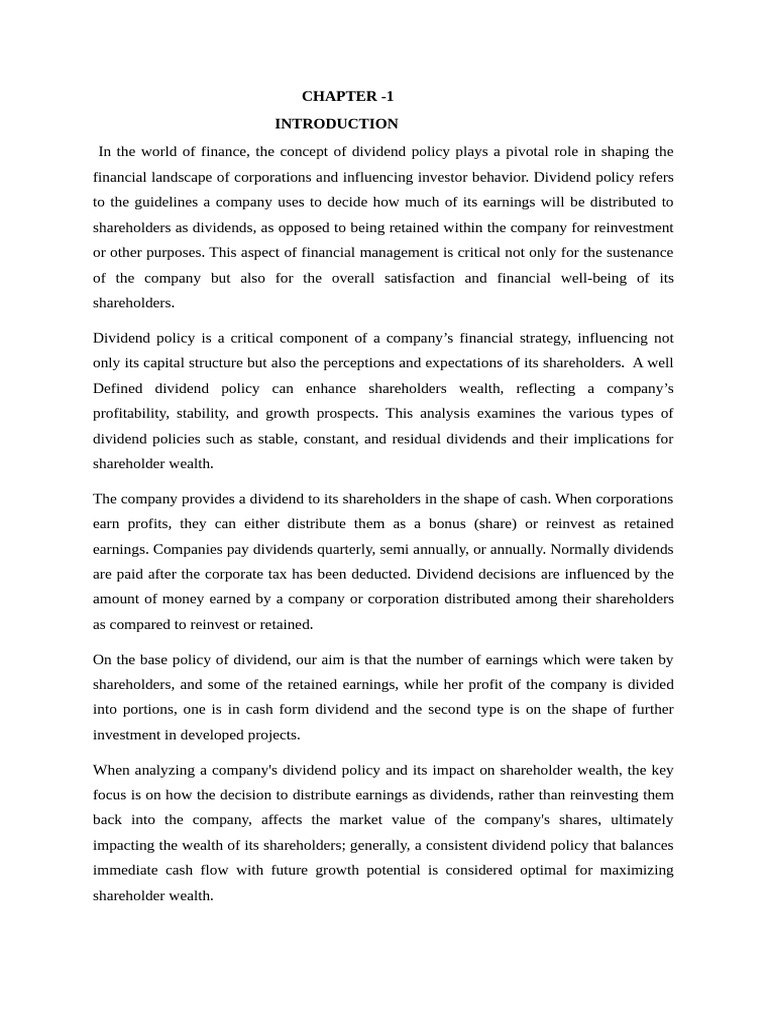 Pravalika | PDF | Dividend | Investing