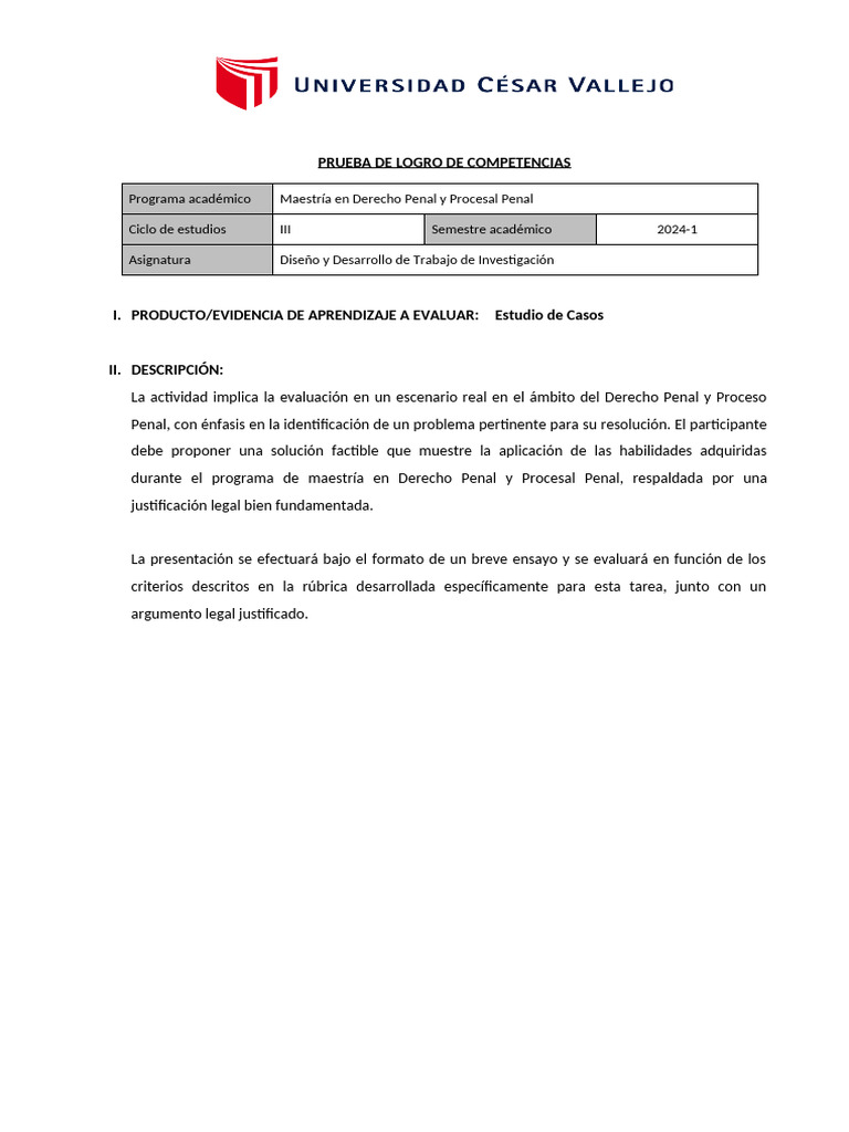 Prueba de Logro de Competencias - PLC - MDPPP | PDF | Ensayos